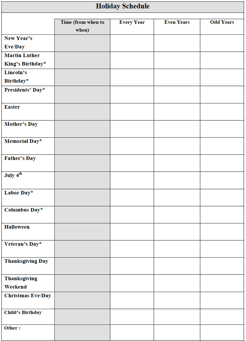 Best Orange County Parenting Plan Guidelines For CaliforniaOrange 